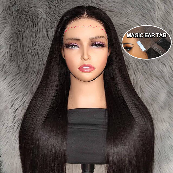 Pizazz Hair 8x5 & 13x4 Pre-Everything Wig with Ear Tab Tape Glueless ...