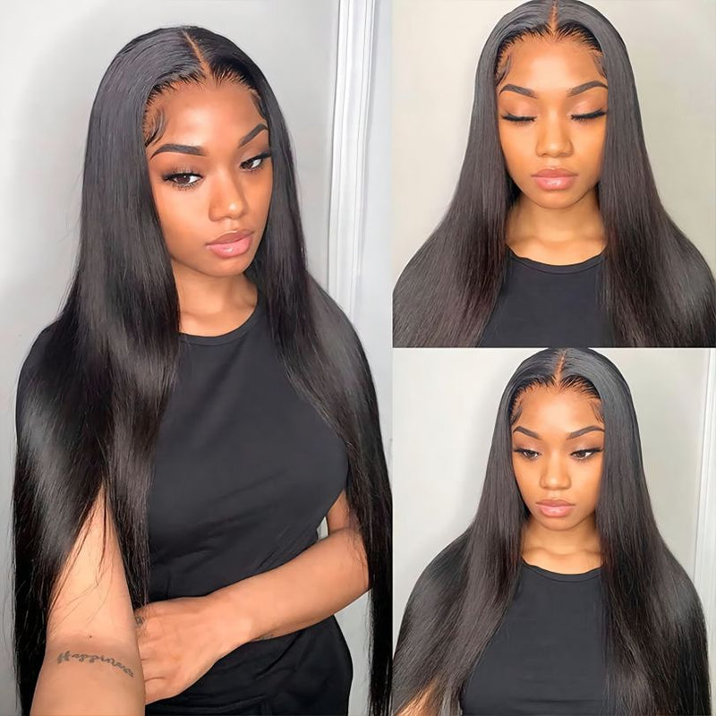 Pizazz Hair T Part Undectable Lace Frontal Wig Nature Straight 13x5 ...
