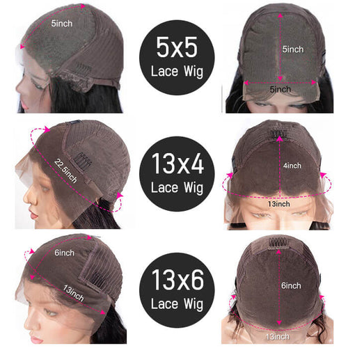 Pizazz Hair Human Hair HD Lace Front Wig Straight 13x6 13x4 5x5 NEW ...